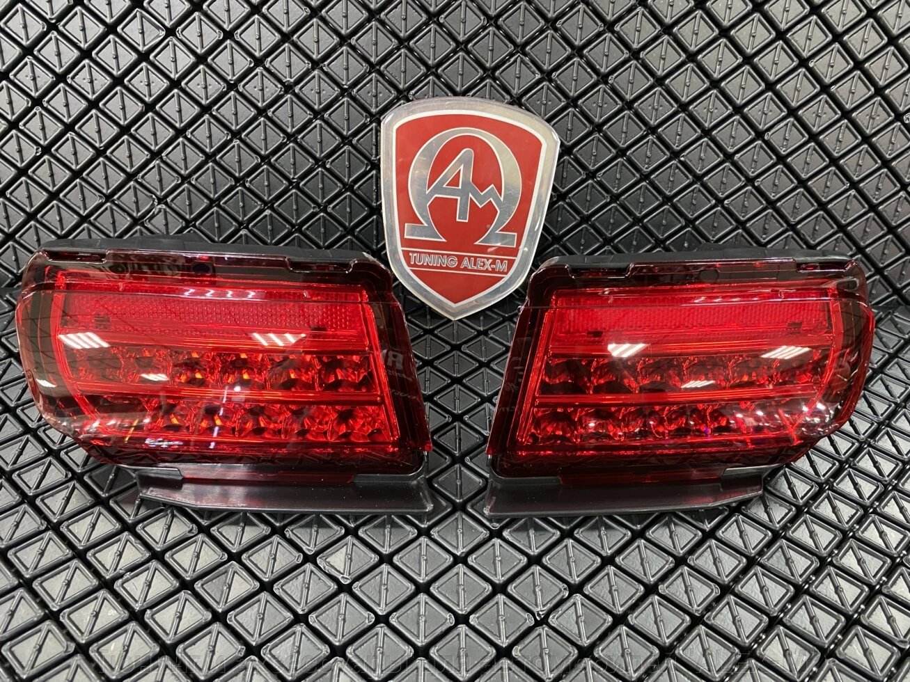 Катафоты в задний бампер красные светодиодные для Toyota Prado 150 2009 ...