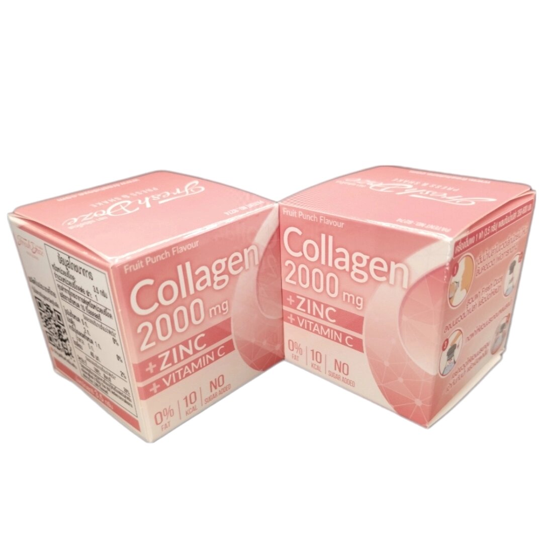 Витаминный напиток в крышках Fresh Doze Caps Collagen 2000 mg + Zinc ...