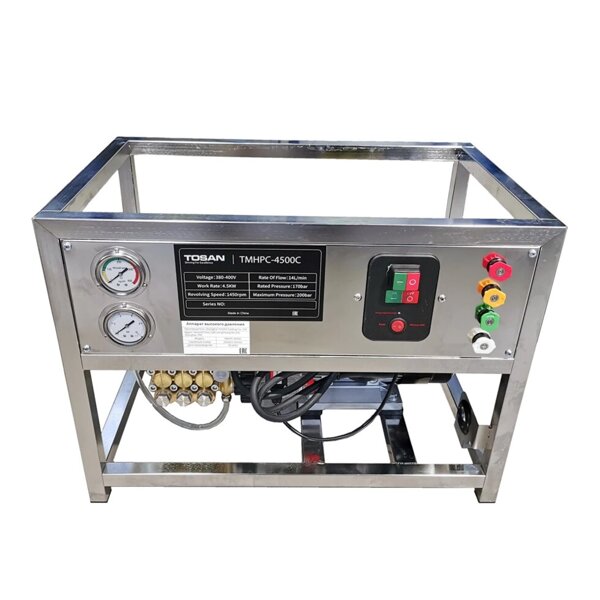 Аппарат высокого давления Total Stop ROSSVIK 14л/мин 200 бар TMHPC-4500C (шланг 10м, пистолет ...