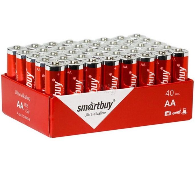 Элемент питания Smartbuy LR6/40bulk (40/720) (SBBA-2A40S) купить оптом ...