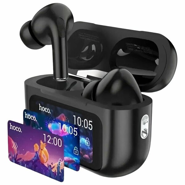 Гарнитура Bluetooth TWS Hoco EW72 ANC с сенсорным экраном Black д ...