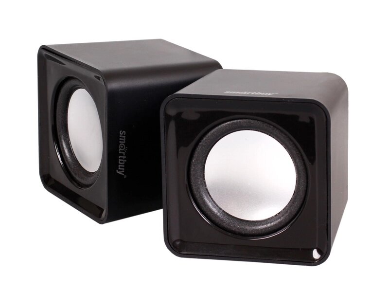 Колонки мультимедийные 2.0 SmartBuy MINI, мощность 4Вт, USB, черные ...