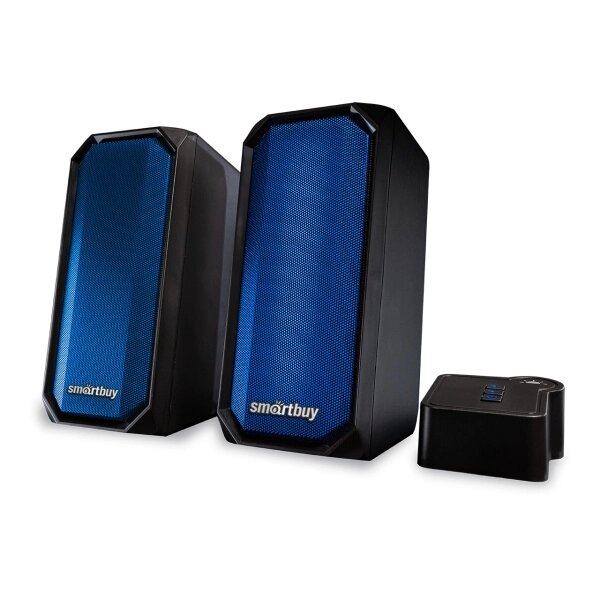 Колонки мультимедийные 2.0 SmartBuy RAPTURE, Blutooth, 6Вт, RGB ...