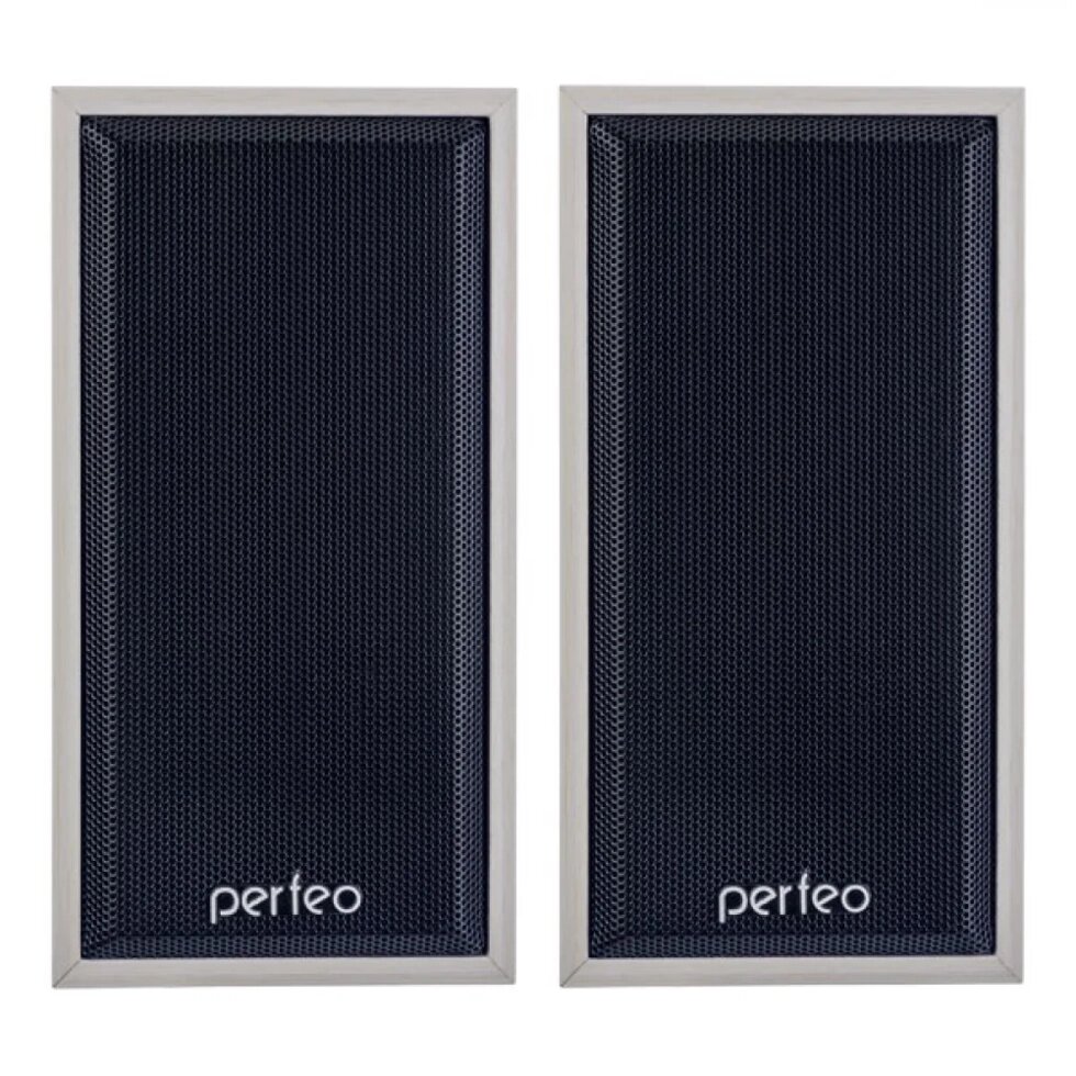 Колонки Perfeo "CABINET" 2.0, мощность 2х3 Вт (RMS), белый дуб, USB (PF_A4389) купить оптом и в ...