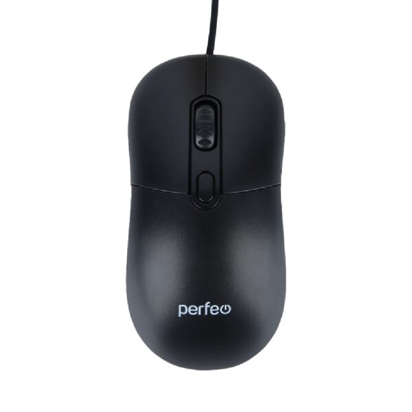 Мышь проводная игровая Perfeo GAME DESIGN,"MEDIA", 4 кн, USB, LED подсветка, 800-2400 DPI (PF ...