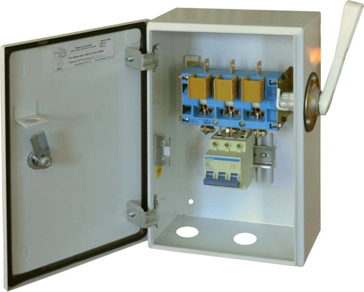 Ящик силовой с рубильником ЯРП 63 А IP54 с ППН-33 (224285338) купить с ...