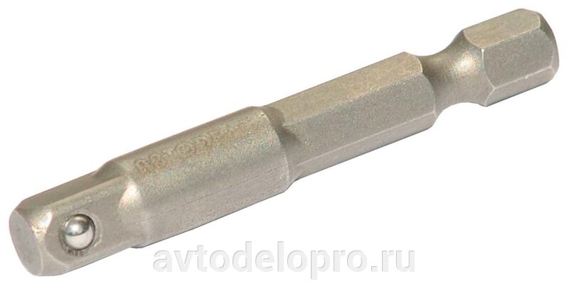 Держатель для шуруповерта 1/4" L-50мм (адаптер для головок и вставок ...