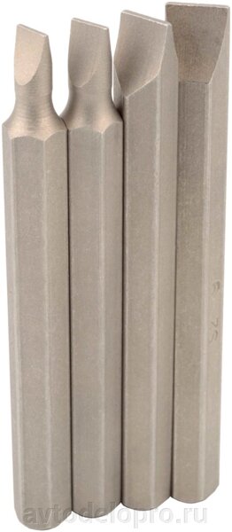 Набор насадок для ударной отвертки (шлиц5;6;8;9*80mm S2) "АвтоDело PRO ...