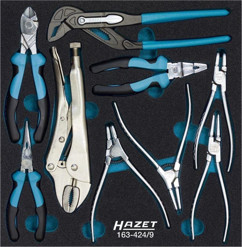 Набор губцевых инструментов Hazet 163-424/9 (394505569) купить с доставкой по доступной цене в ...